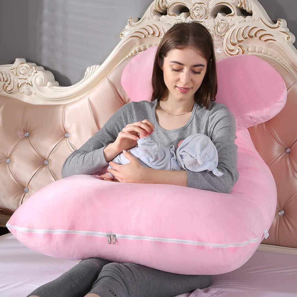 Maternity Pillow | Full Body Support Pillow Ball Fiber Filled | U ...
