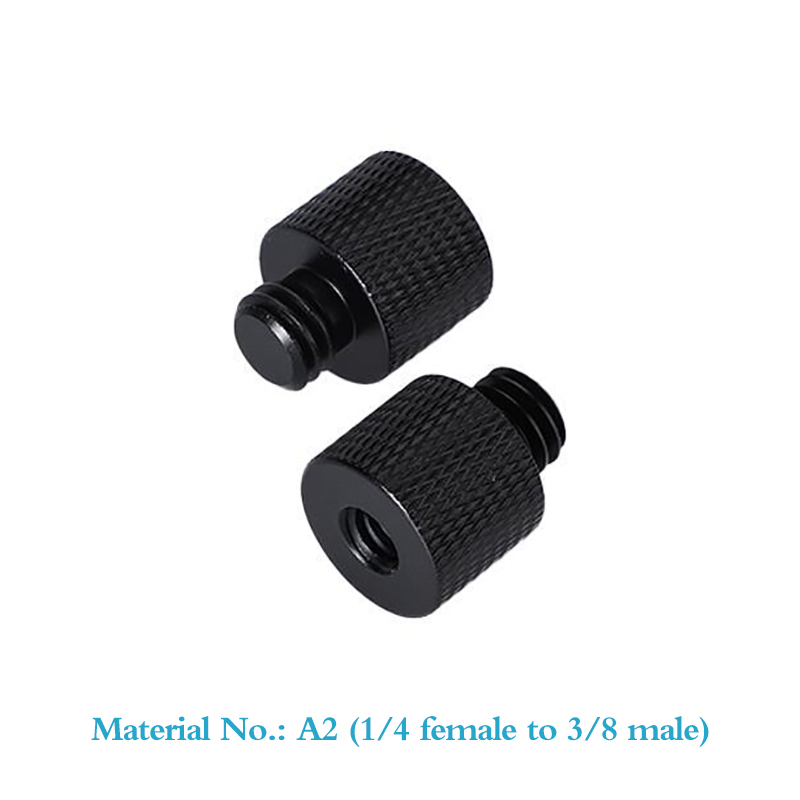 1/4 to 3/8 Inch Conversion Screw Universal Camera Dual Nuts Tripod ...