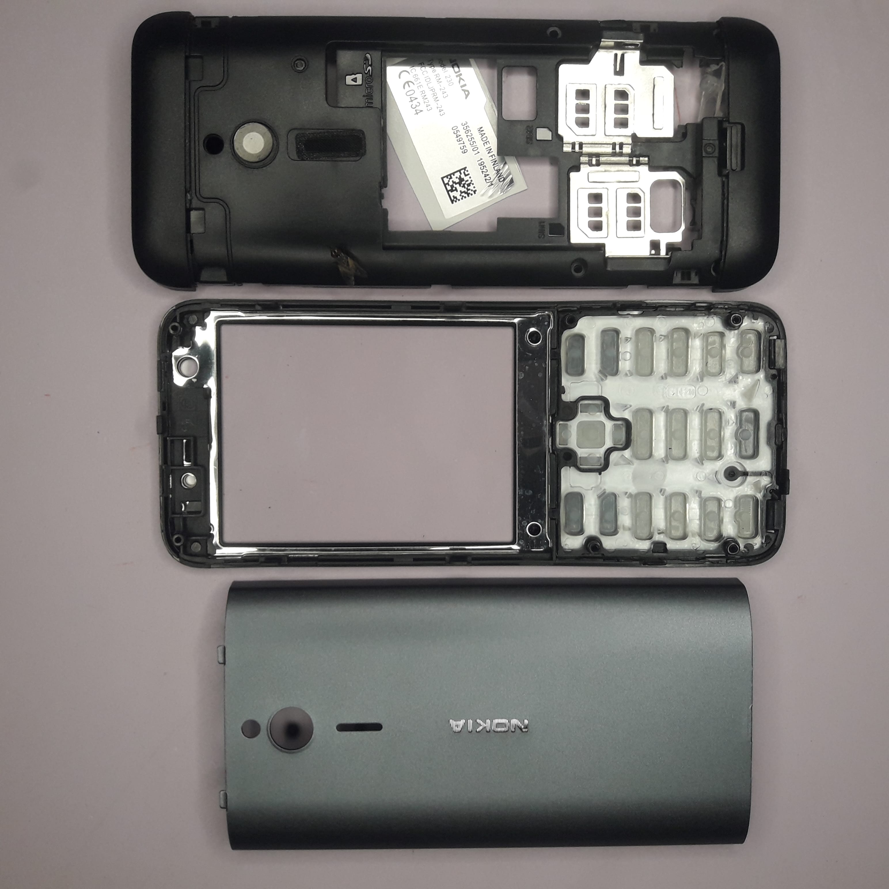 Nokia 230 Casing Housing Body Original 100 Percent Full Body With Bone ...