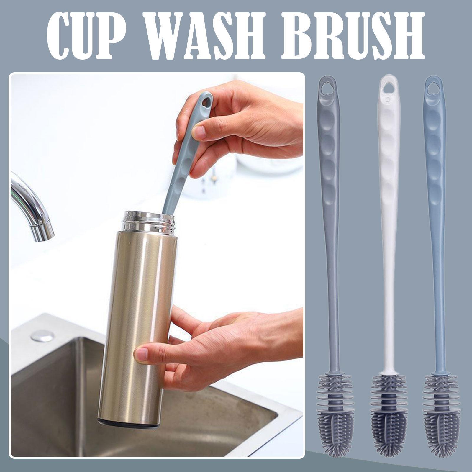 Silicone Cup Brush Cup Scrubber Glass Cleaner Kitchen Cleaning Tool ...