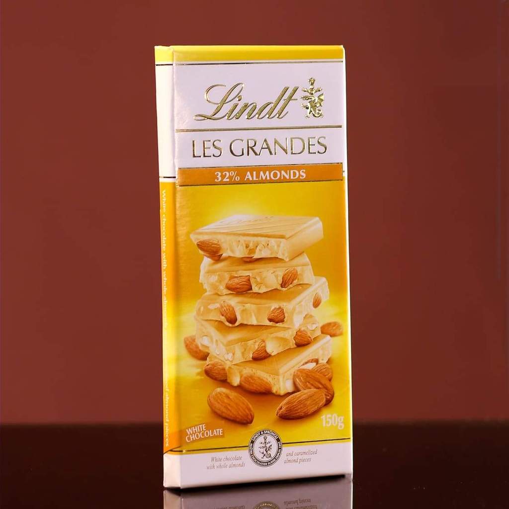 Lindt White Chocolate With Almonds