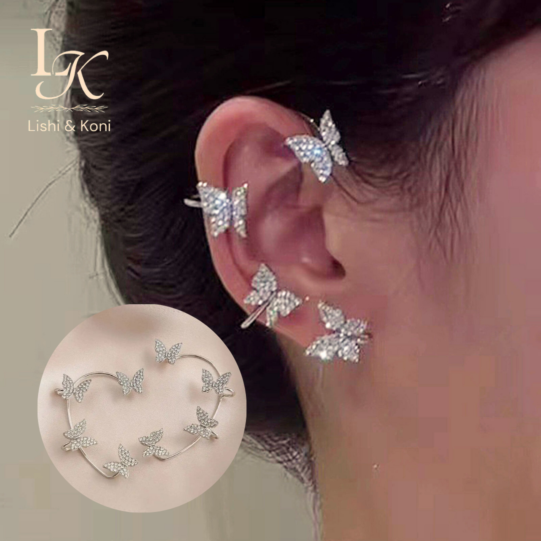 Pair of Dazzle & Adorn Ear Cuff Collection - Trendsetting Elegance for ...