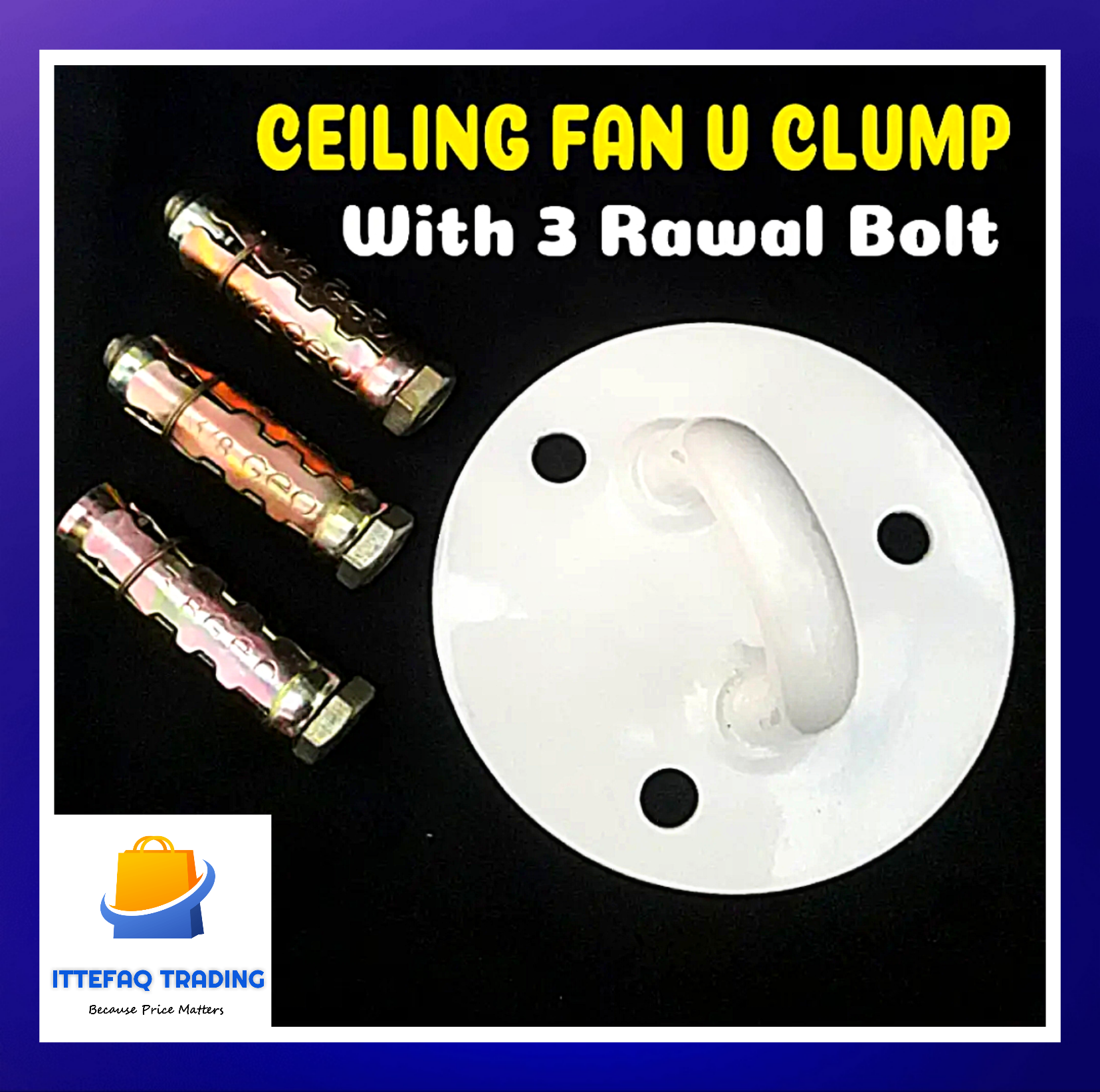 Ceiling Fan U Clump Ceiling Fan Hook Ceiling Hook Hanger Heavy Duty ...
