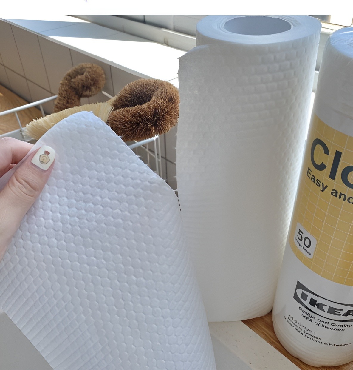 Reusable IKEA Wipes Cleaning Cloths- PACK OF 1/2/4 & Roll- 50 Wipe's ...