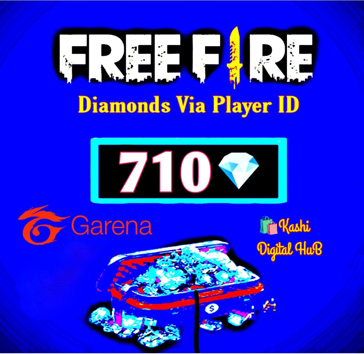 Garena Free Fire Diamonds 710 | Daraz.pk