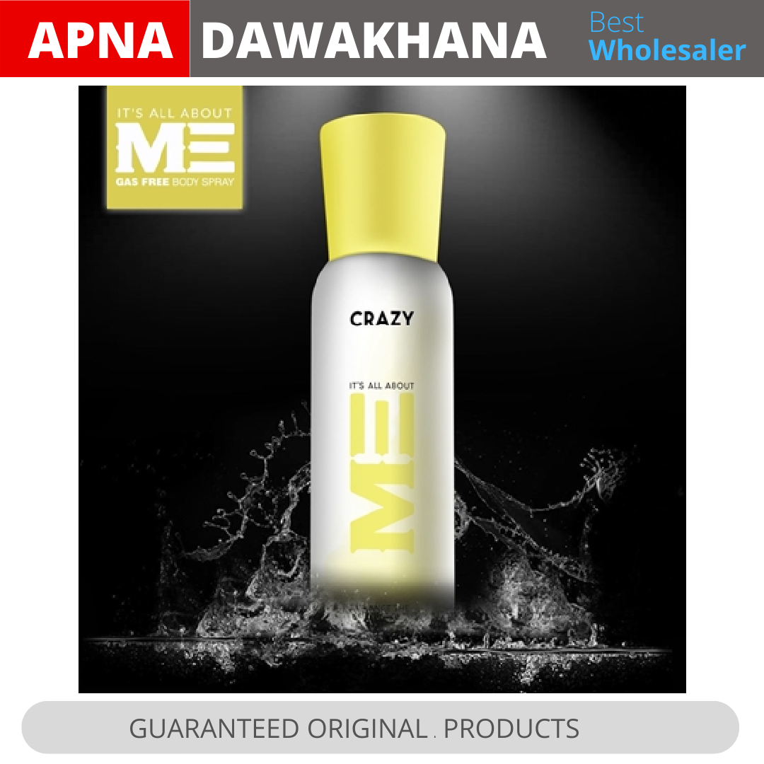 ME Body Spray CRAZY 120ML (Gas Free) | Daraz.pk