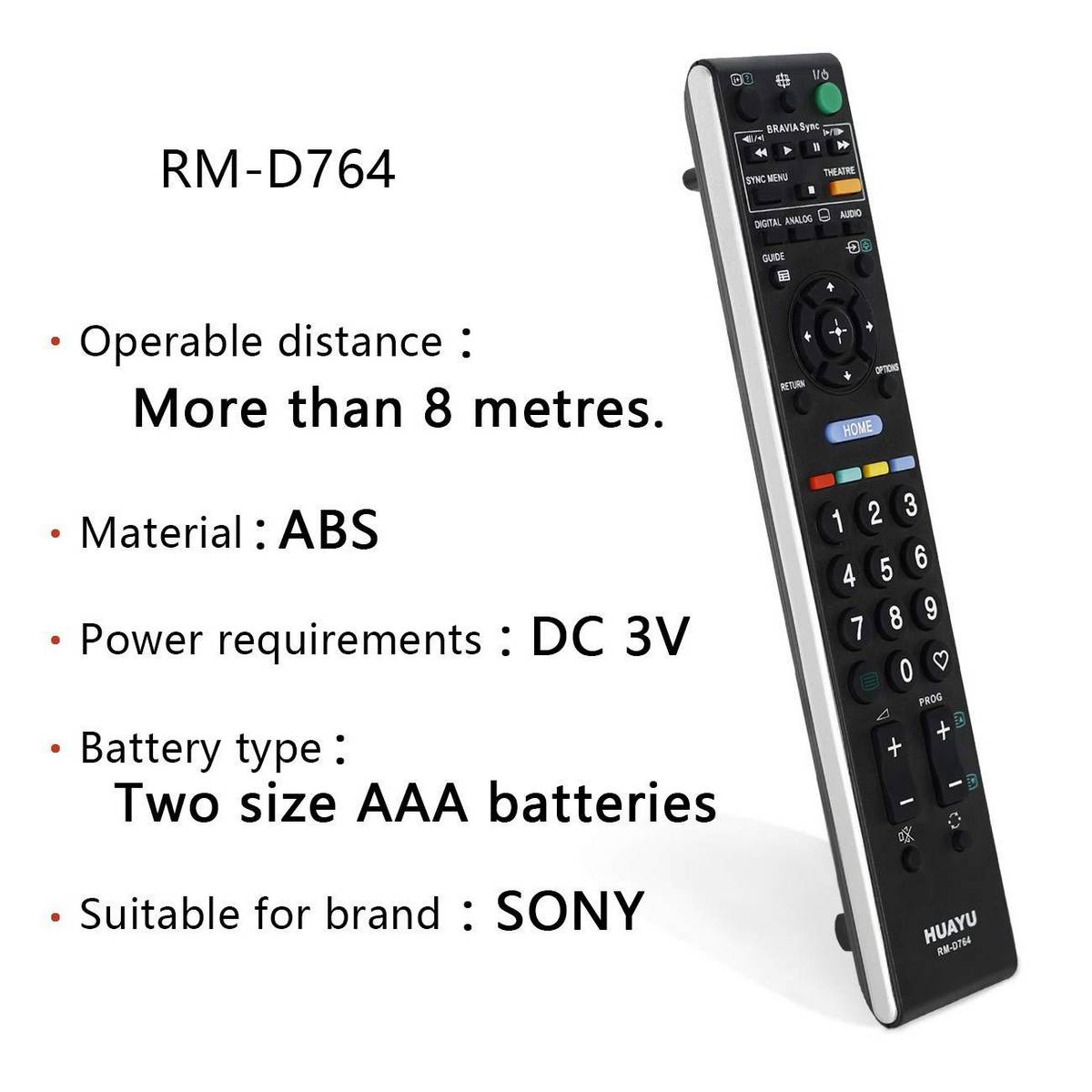 SONY Universal Remote for LED & LCD TV RM-D764 | Daraz.pk
