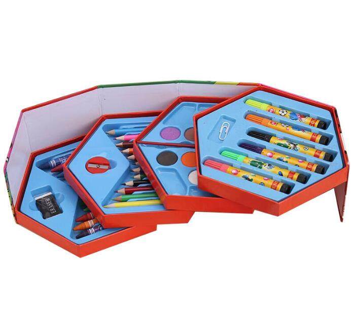 Multicolor Art Box Coloring Box Set - Art Set Colour Kit 46 Pcs for ...