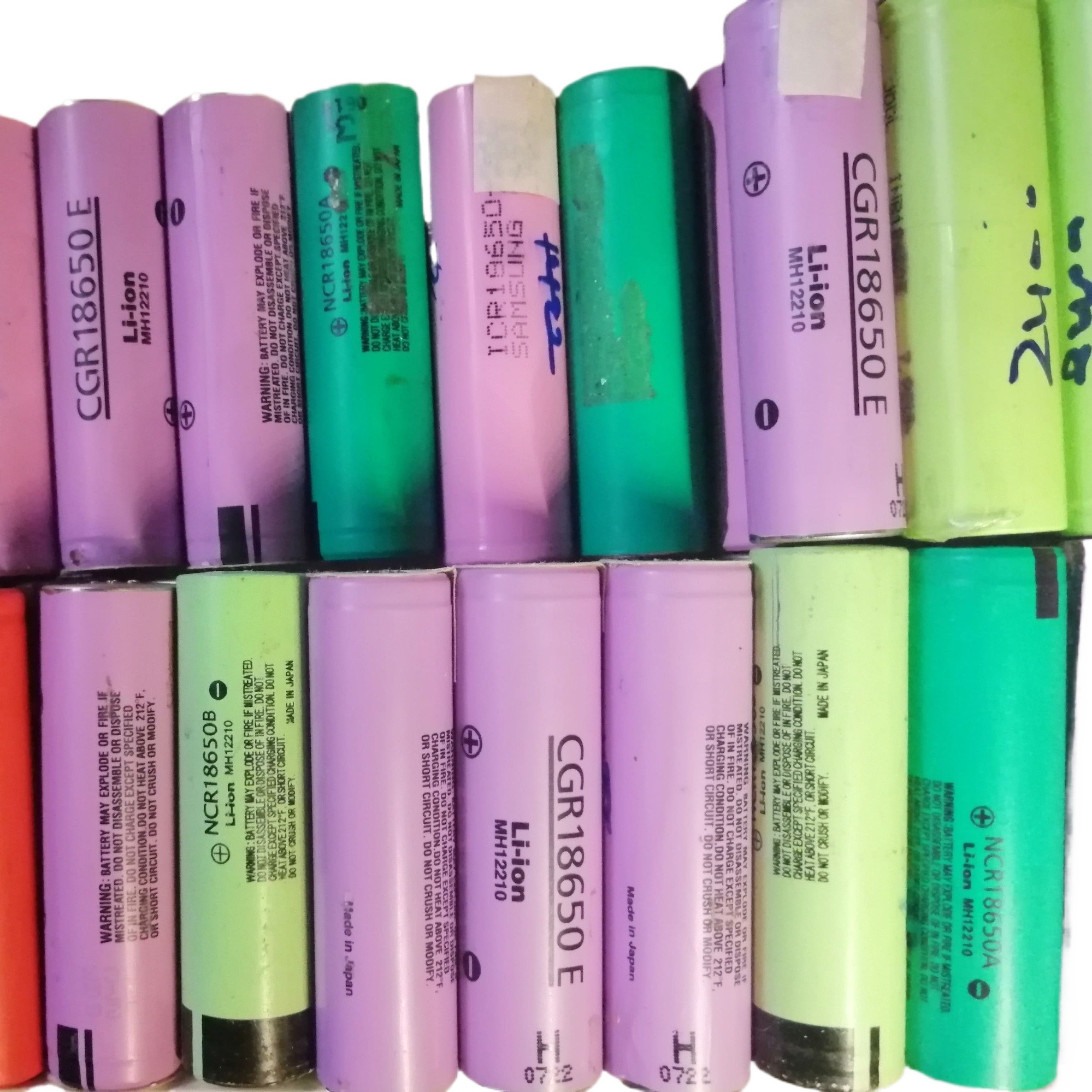 18650 2500mah lithium ion cell Japanese made 18650 battery cell ...