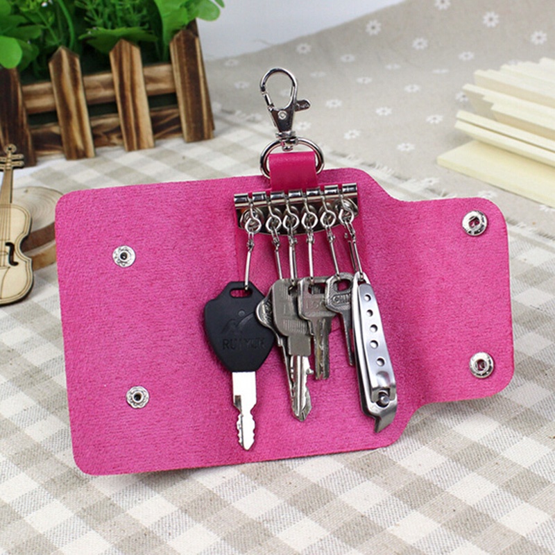 New PU Leather Key Chain Accessory Pouch Bag Wallet Case Key Holder 1 ...