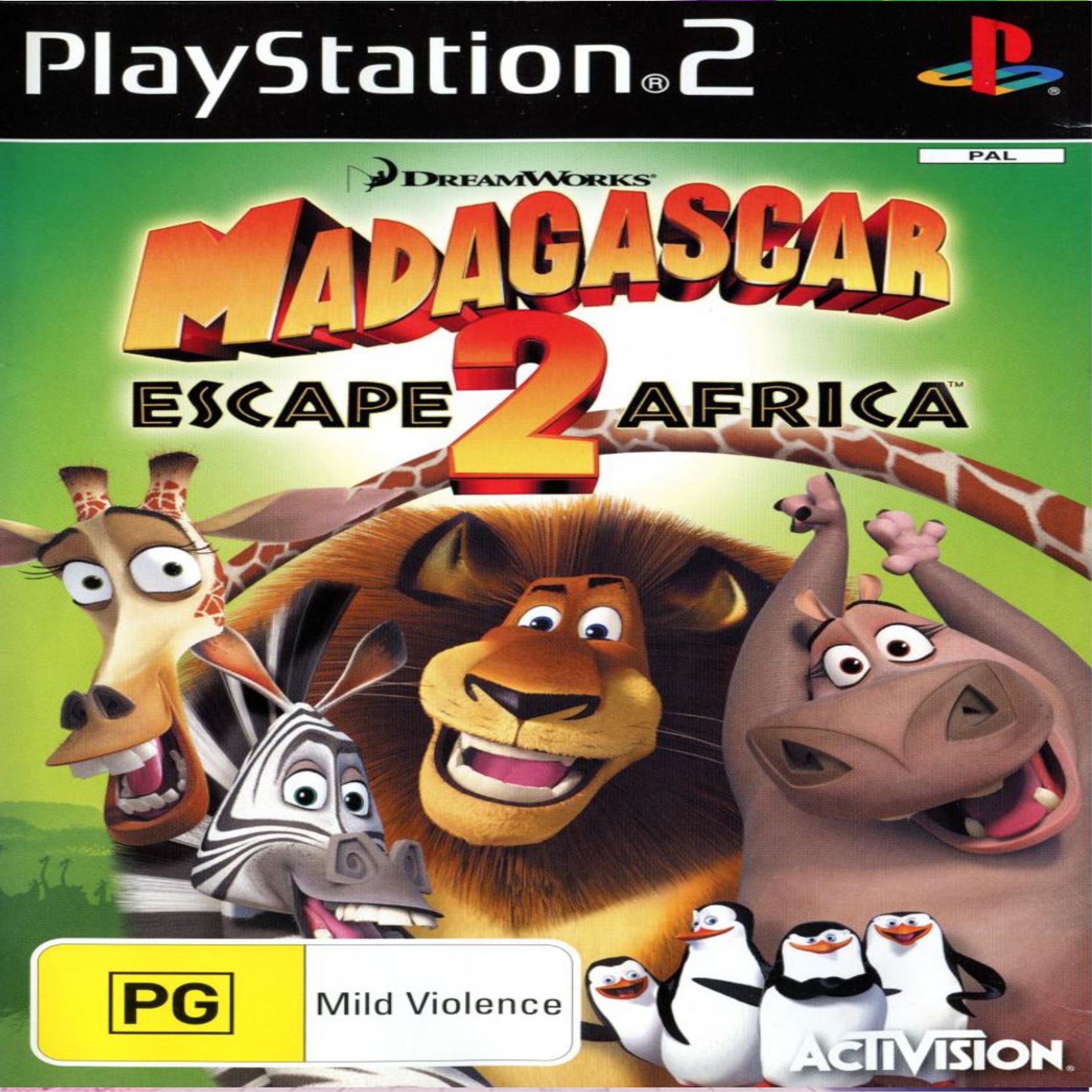 Madagascar Escape 2 Africa VIDEO GAME- PS2 - PlayStation 2 - Modified ...