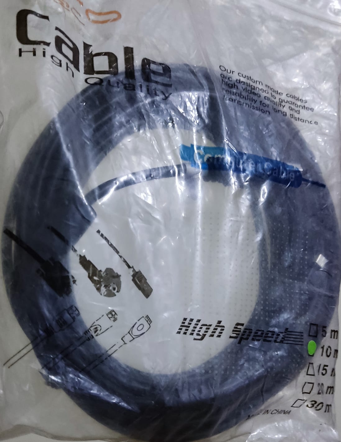 pro tel usb2.0 cable e341894 awm 2725 28awg/1p and 26awg 2c 30v vw-1 | Daraz.pk