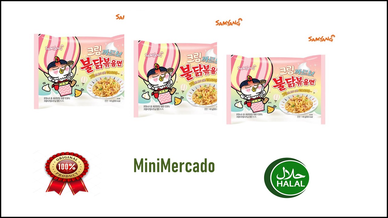 Samyang halaal korean 3 packet Pink Creamy flavour | Daraz.pk