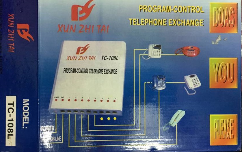 High Quality Telephone Exchange for Office 8 Port Outwards Extensions ...