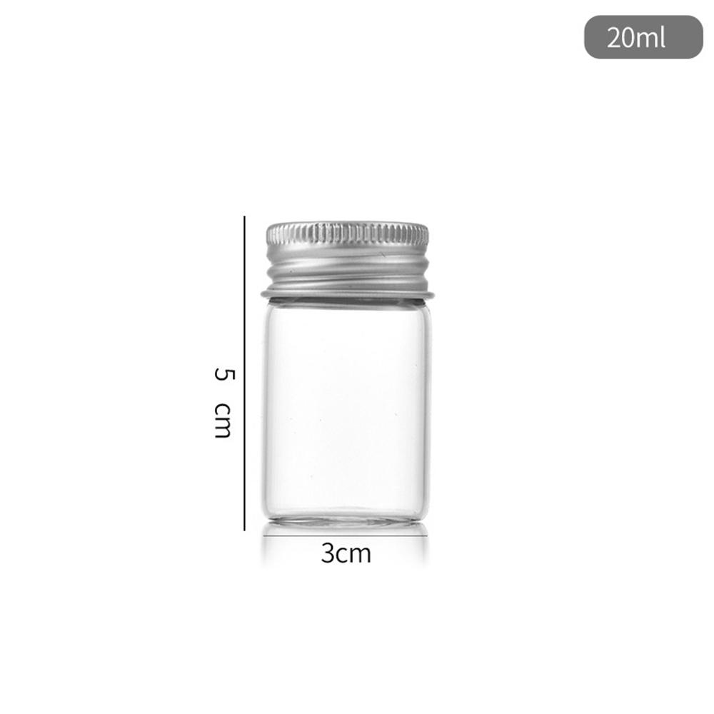Small Glass Containers Home Decor Supplies Transparent Sample Jars Mini ...