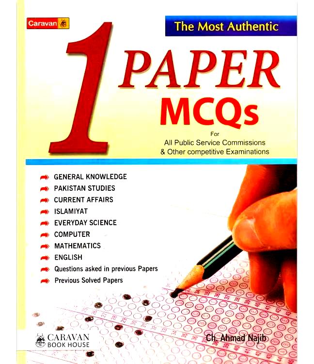 ONE PAPER MCQs for All PSC and Competitive Exams by Ch Ahmad Najib ...