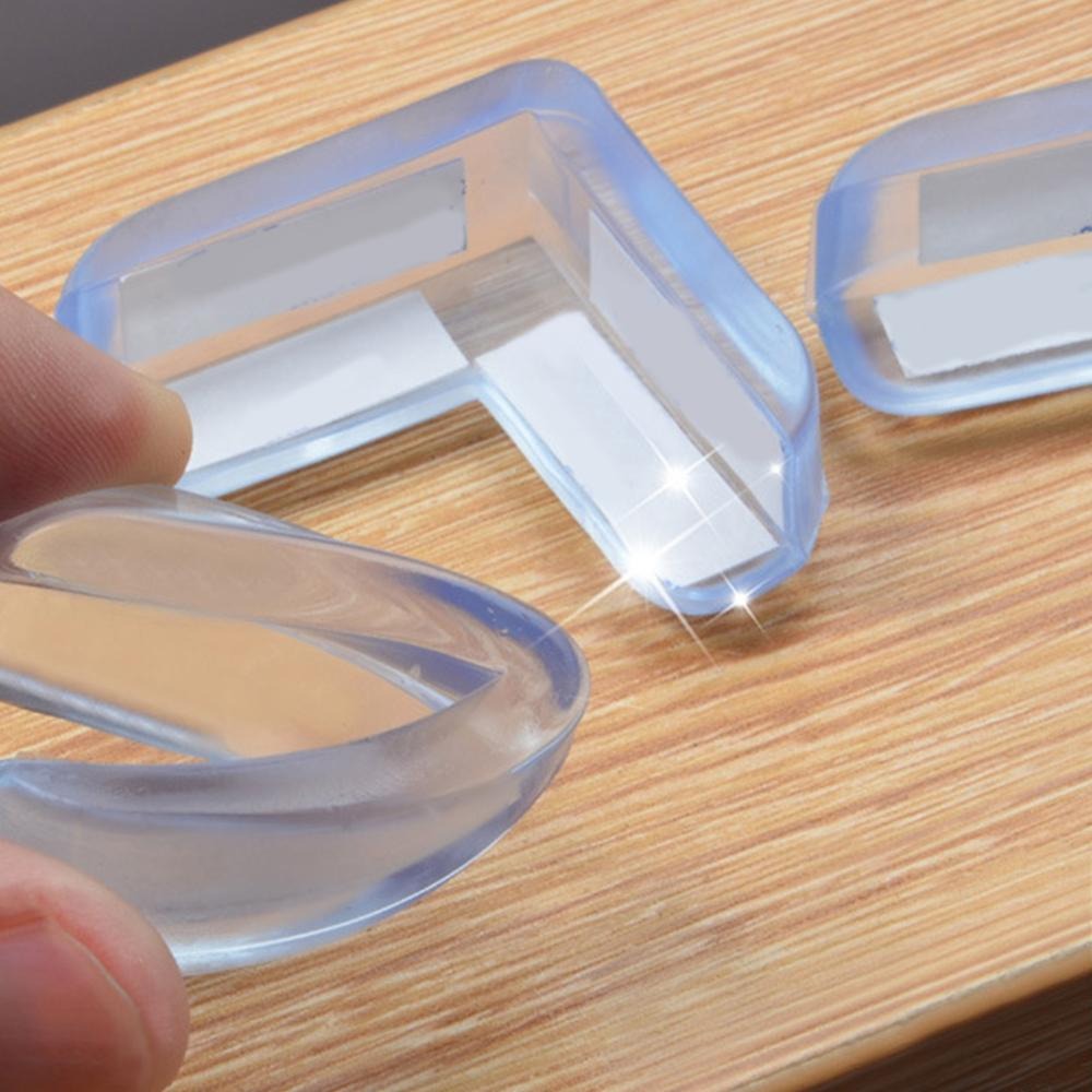 4Pcs Soft PVC Desk Table Guard Edge Child Safety Corner Protector ...
