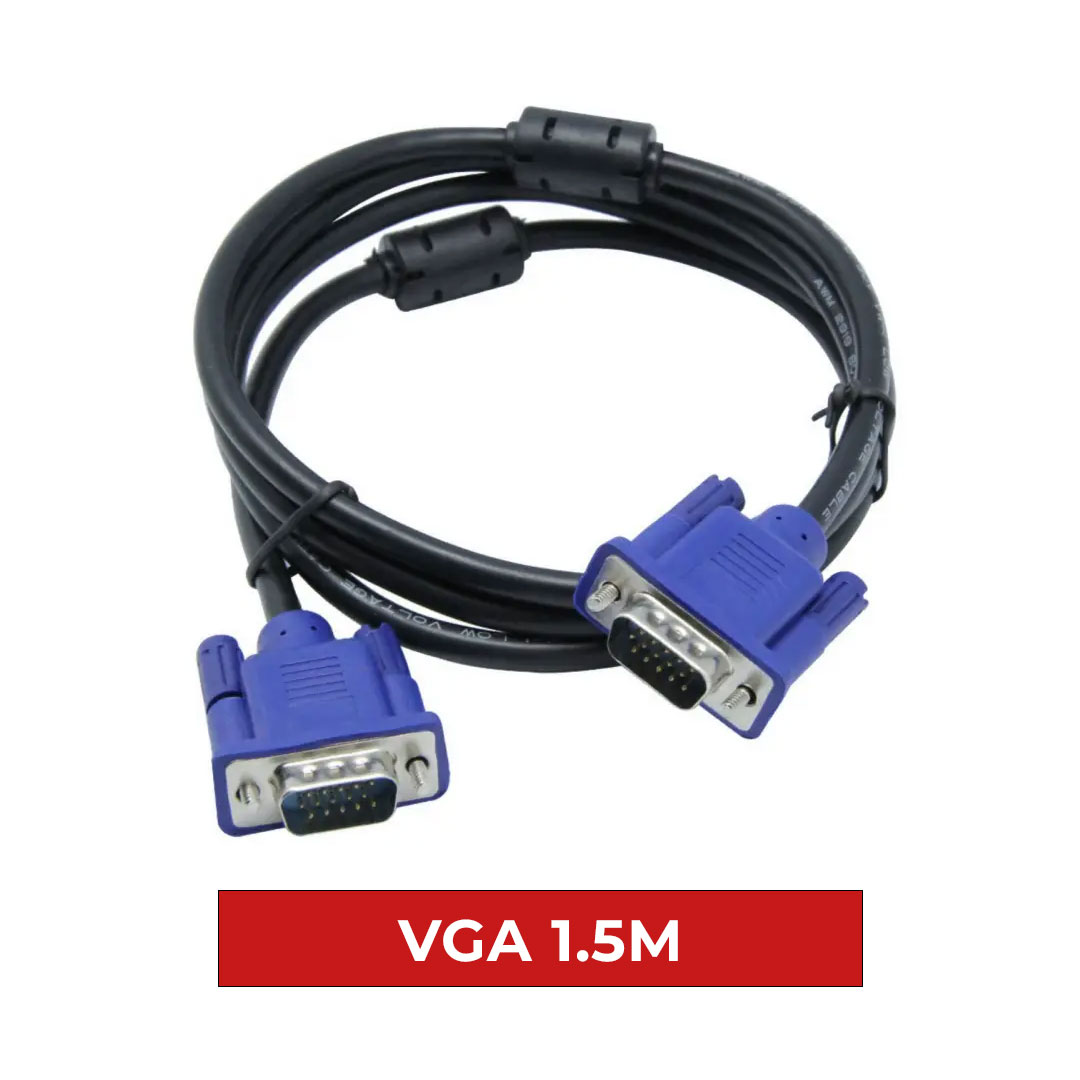 VGA Cable Male to Male – VGA Cable 1.5M – Computer Cable | Daraz.pk