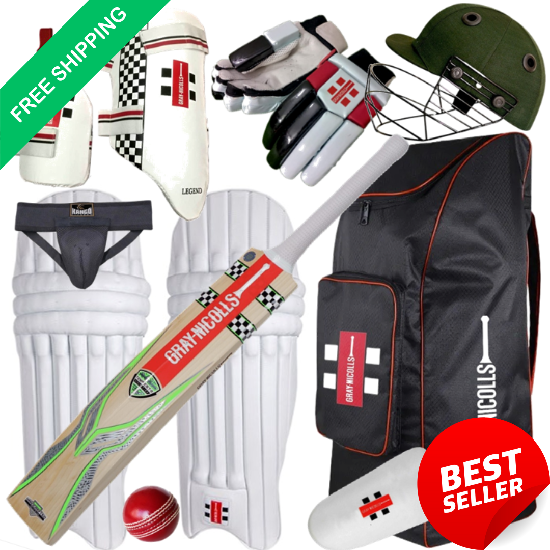 Full Kit of Hard Ball Cricket - Suitable for 12 to 18 Years Old Boys ...