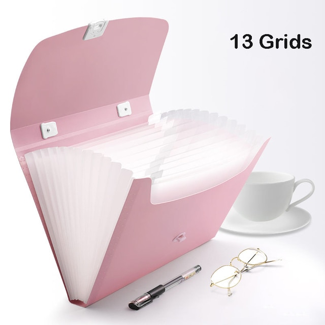 【HOT】 A4/A3/B5 Paper Multi-Function 13 Grids Folder Handheld File ...