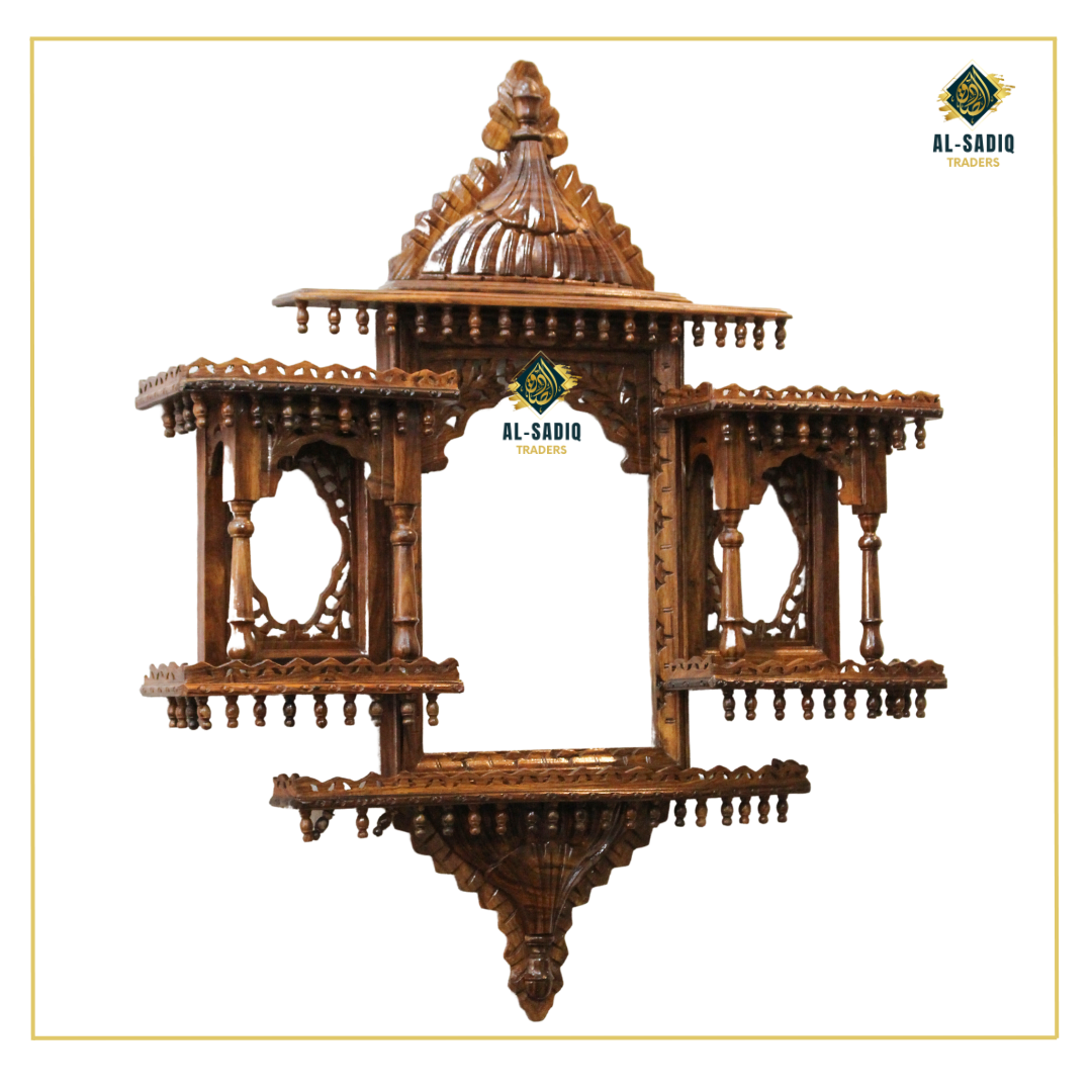 AL-SADIQ TRADERS | Handcrafted Rosewood Chinioti Jharoka Mirror Frame ...