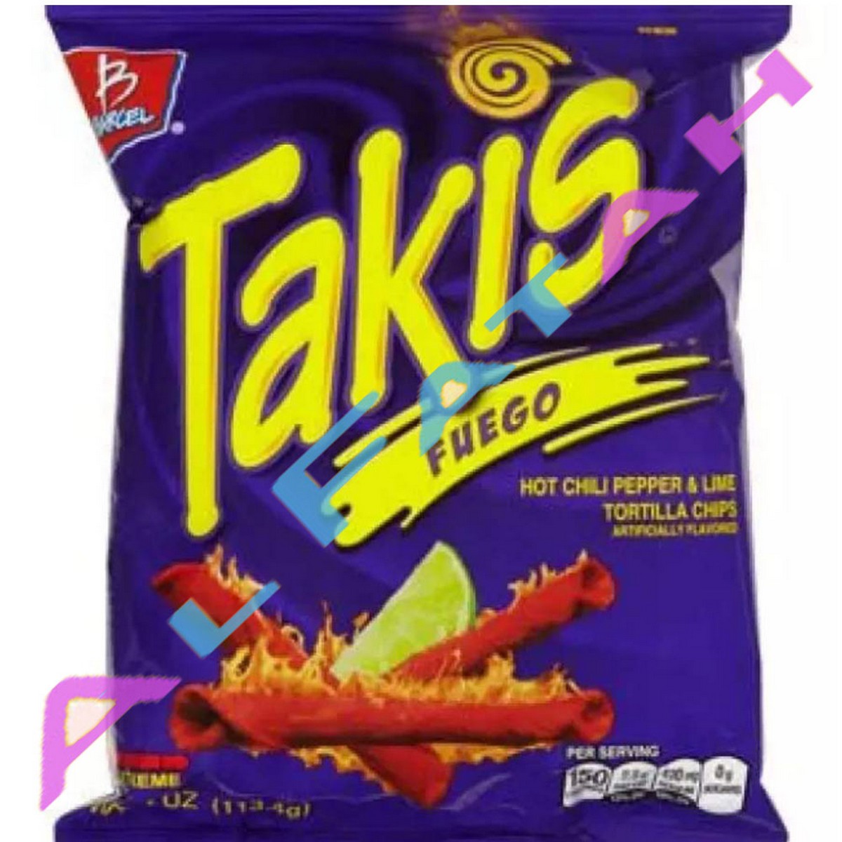 Takis Fuego chips hot chili lime flavour 113Garam | Daraz.pk