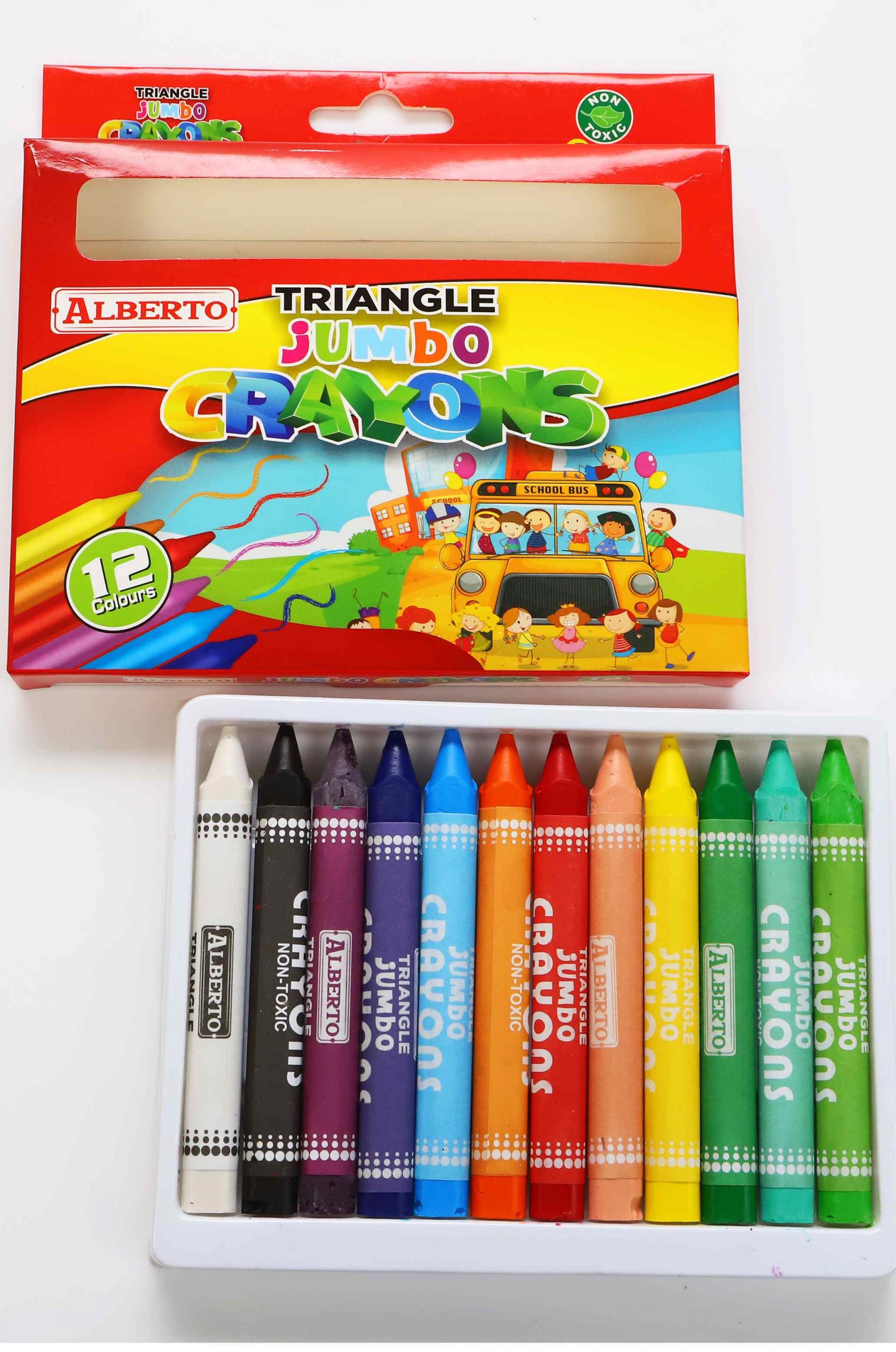 Triangle Jumbo Crayons 12 Different Colour Price In Pakistan | Daraz.pk