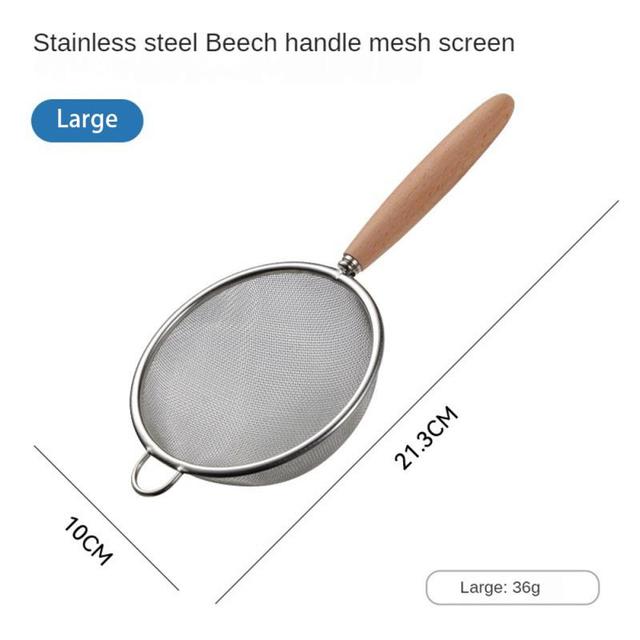 S/m/l Stainless Steel Strainer Sieve Fine Mesh Filter Multifunctional ...