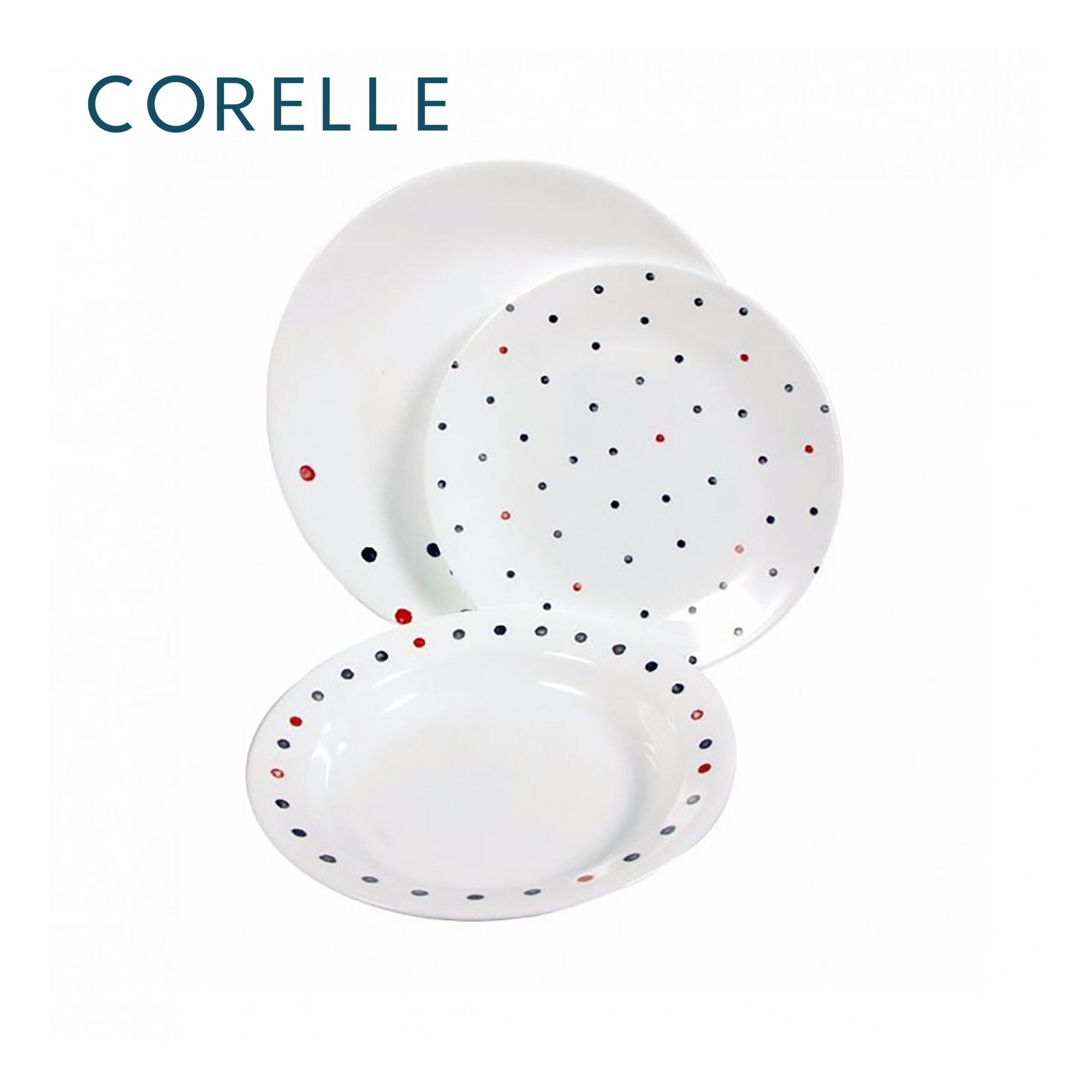 Corelle Vive/Impressions/Boutique Series 18-piece Dinner Set Dinnerware ...