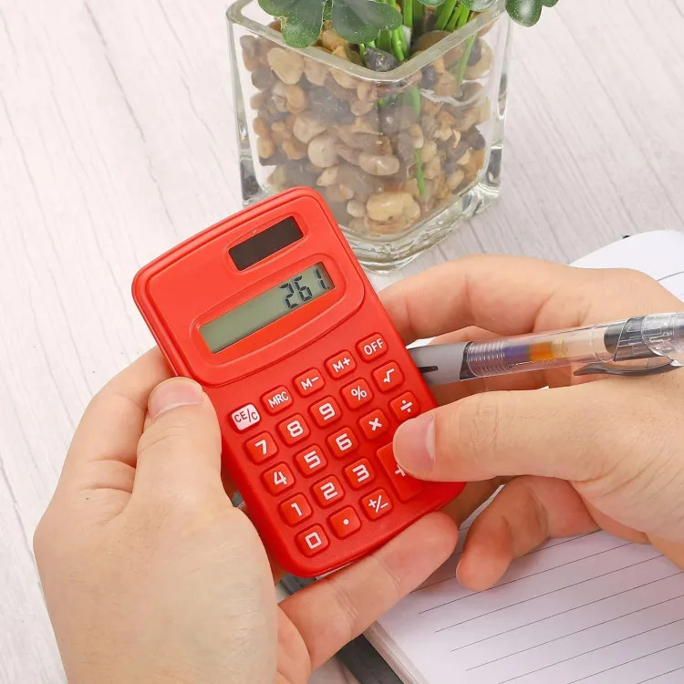 Portable Mini Calculator for Students Pocket Calculator | Colourful ...