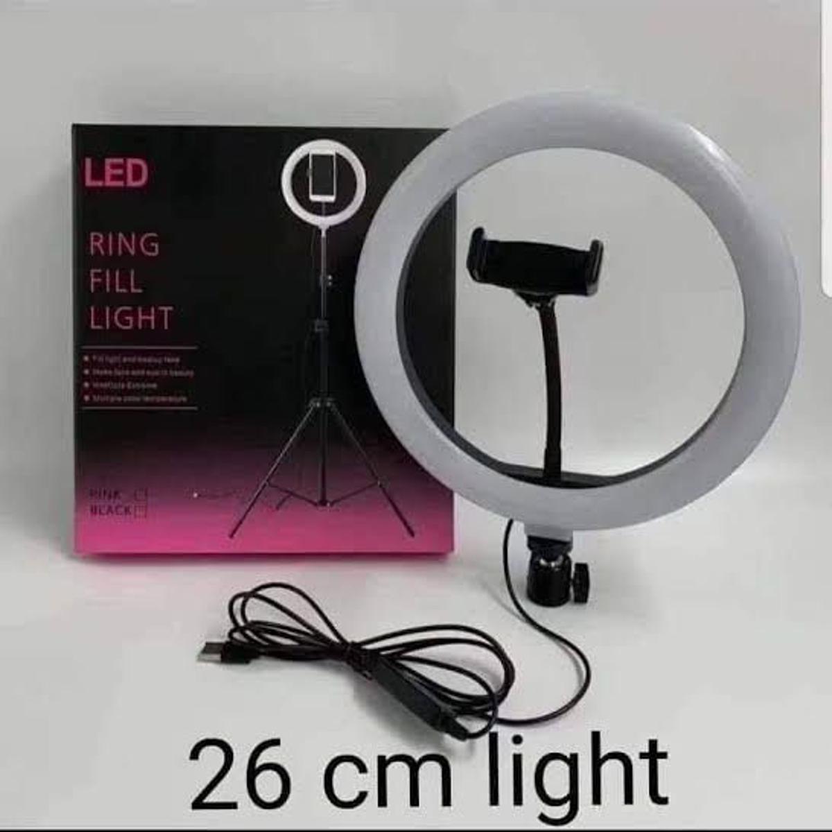 10" / 26cm Ring Light With Phone Holder & 3 Shades of Colours Only Ring ...