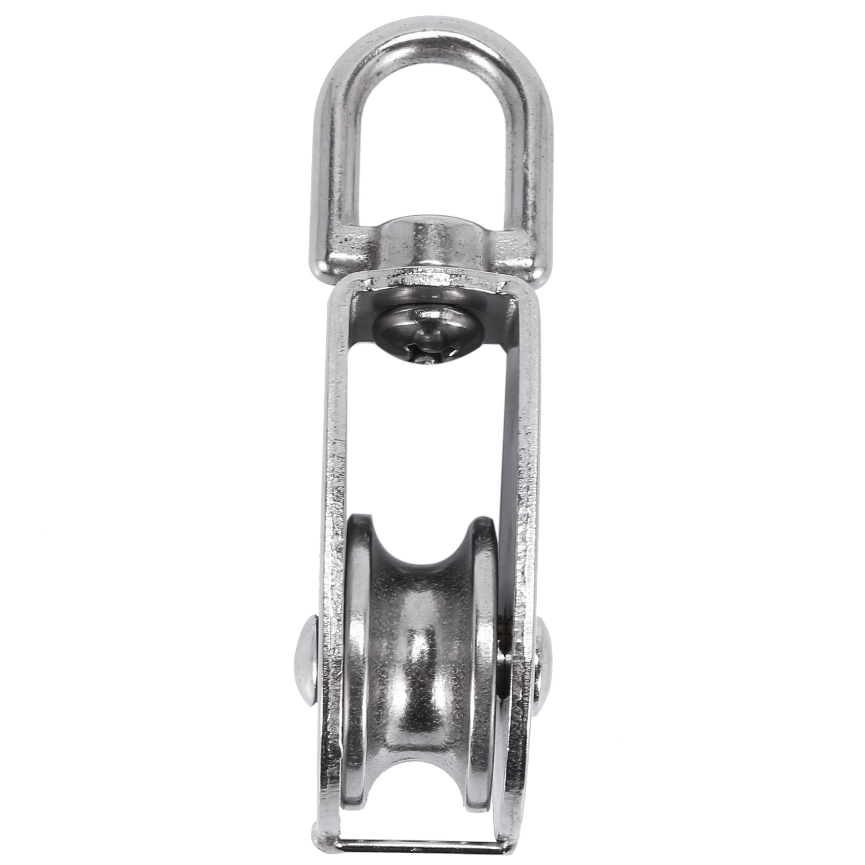 2 Pieces 32 MM Pulley, Single Pulley Set in Stainless Steel 304, Shells ...