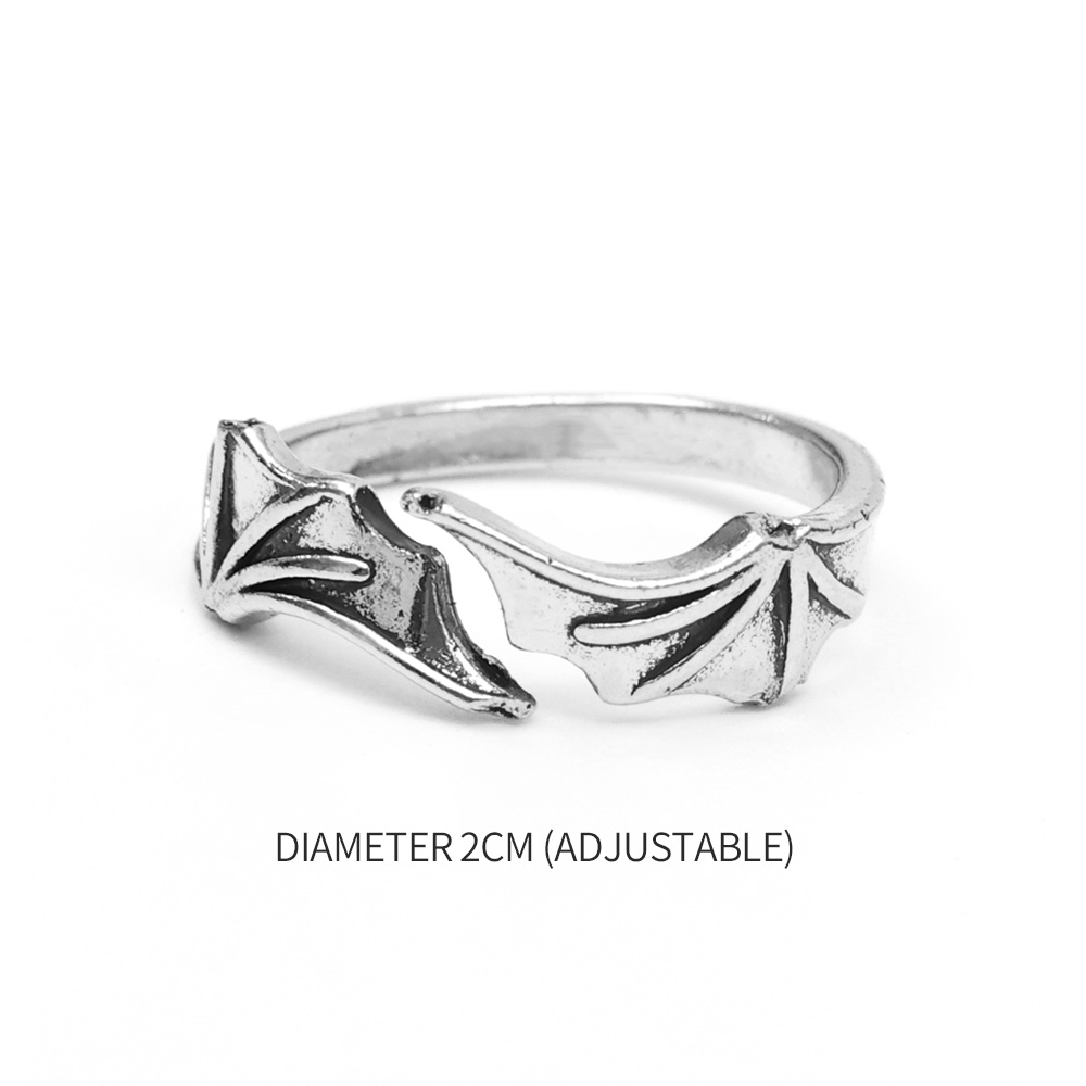 Angel Demon Wing Couples Rings For Women Men Matching Best Friend ...