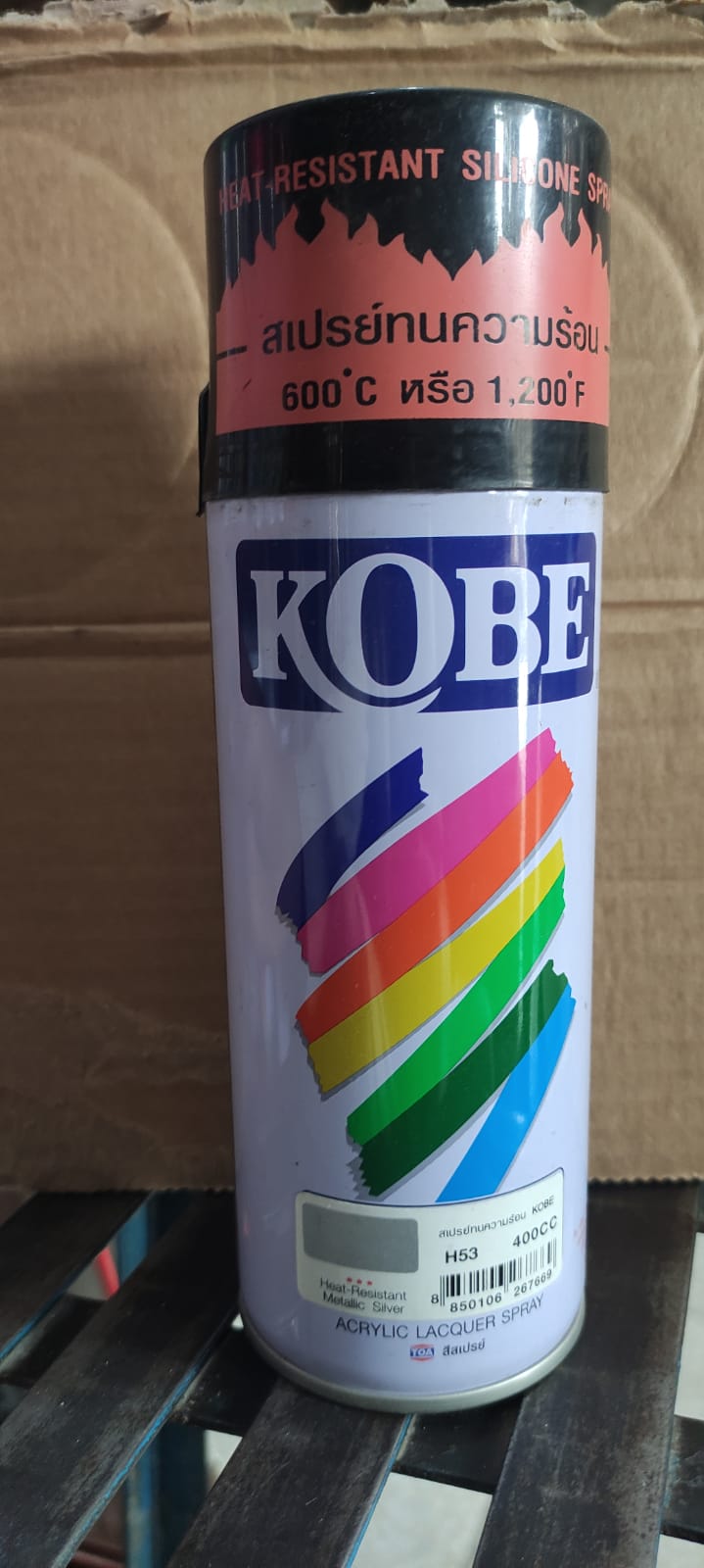 ABST - KOBE Spray Paint Colour - Heat Resistance Metalic Silver | Daraz.pk