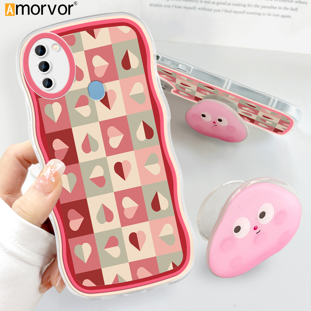 AMORVOR for Samsung Galaxy A11 / M11 Back Cover (With Free Holder) Love ...