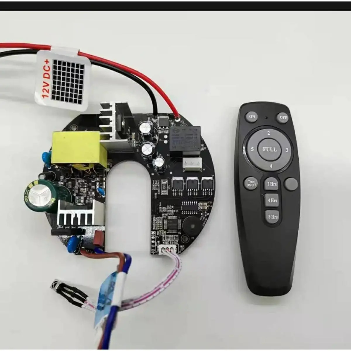 Universal Solar AC/DC 12V Ceiling Fan BIG High Power Circuit Remote Smart Speed Control kit U ...