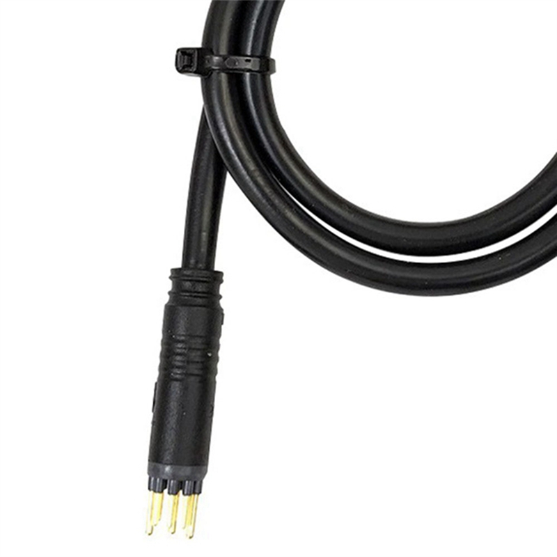 1 PCS 60Cm E-Bike 9Pin Motor Convert Extension Cable Cord Front Rear ...