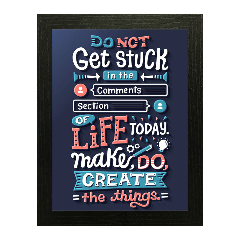Motivational Quotation Wall Frames, Quotation for Office Wall Decor ...