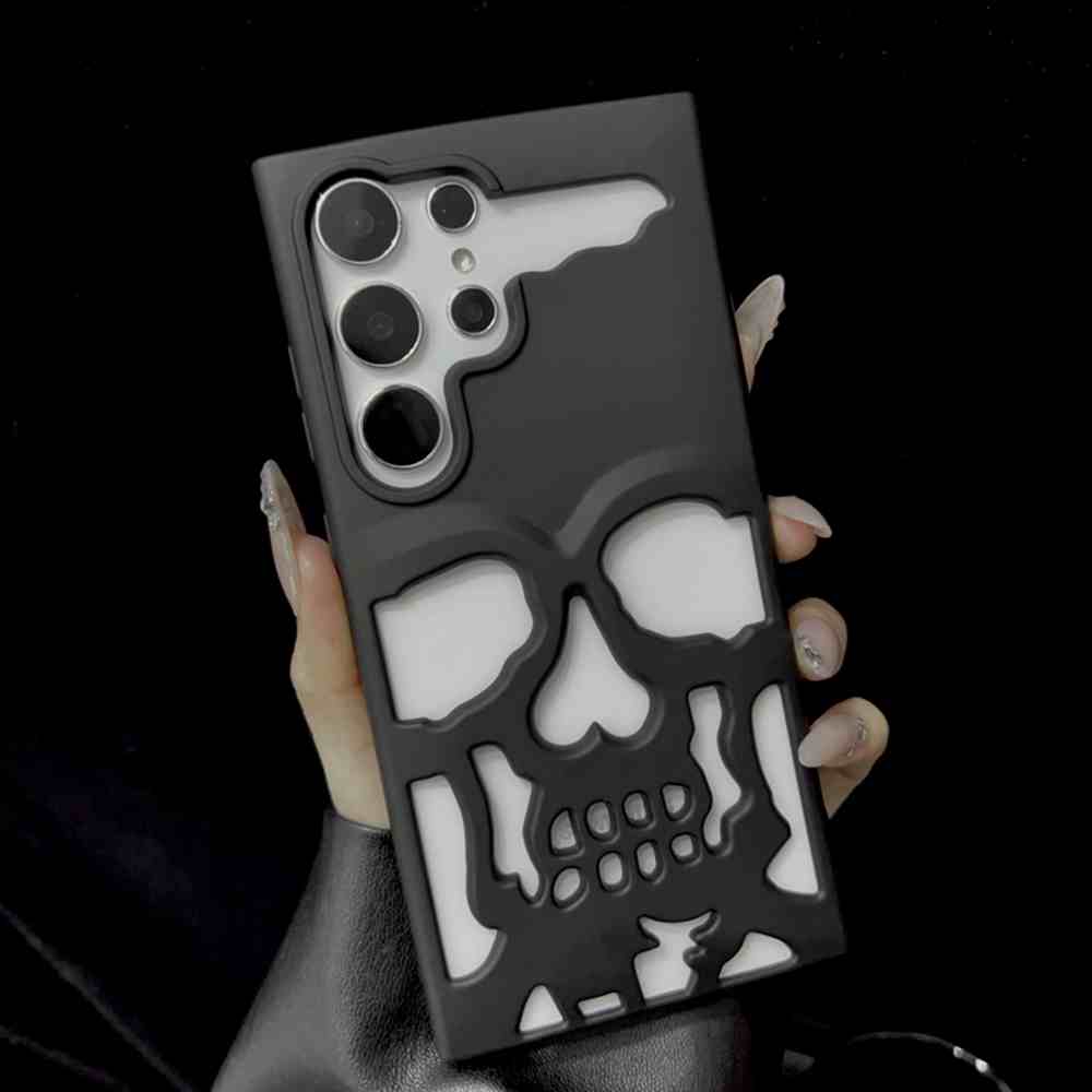 HODON Fashion Matte Cool Skeleton Phone Case For Samsung Galaxy S23 ...