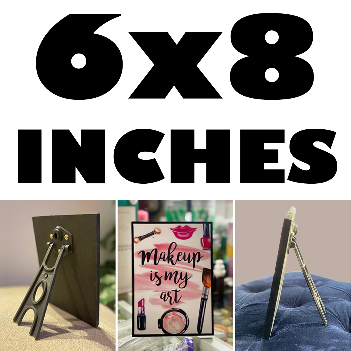 Customizable Photo Frame with HD Print Lamination 4x6 to 12x18 | Daraz.pk