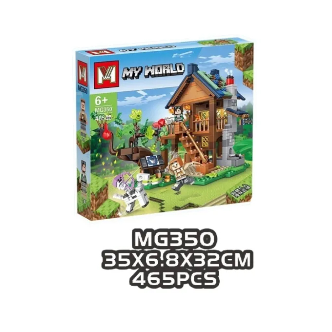 Minecraft My World Building Blocks Toy Set For Kids - MG350 - 465 Pcs ...