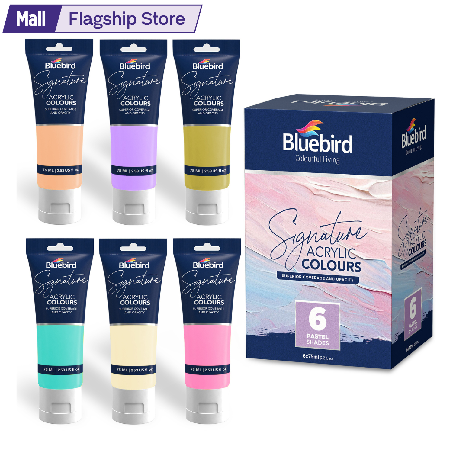 Bluebird Signature Acrylic Paints Colours for Professionals DIY ...