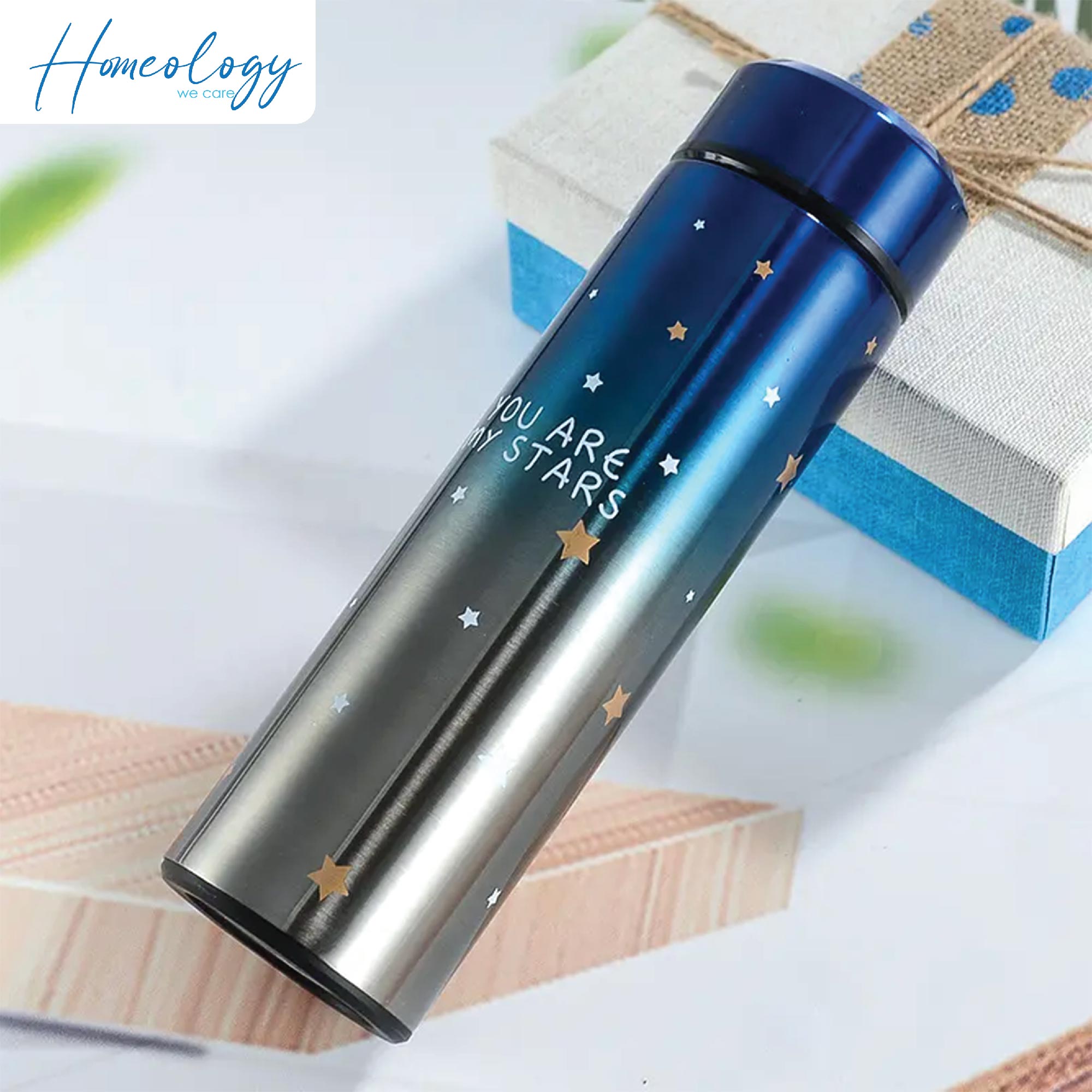 Temperature Bottle Smart LED Display Water Bottle 500ml Thermos Flask ...