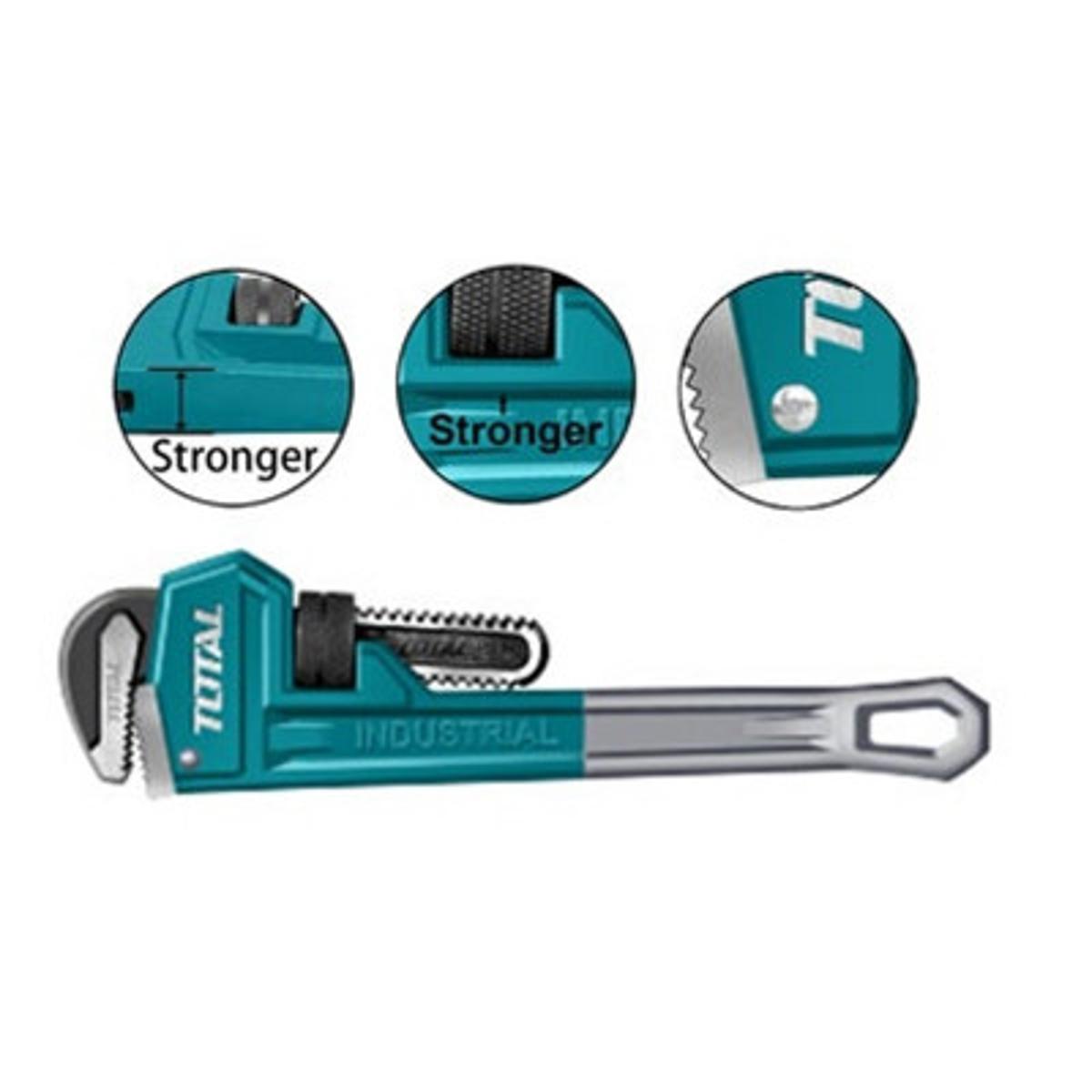 TOTAL (INDUSTRIAL - PRC) - THT171006 - PIPE WRENCH - 10" (250mm) | Daraz.pk