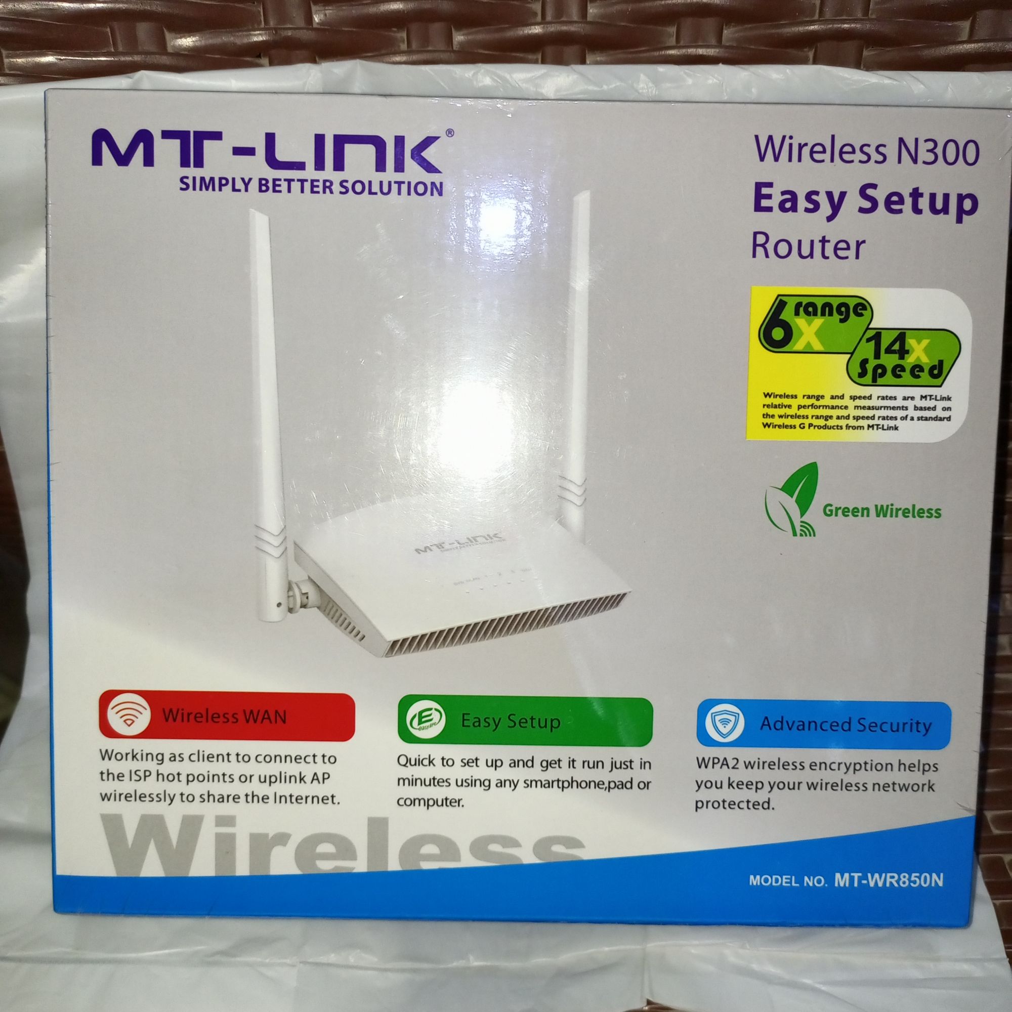 MT-LINK Router 6x range 14x Speed Wireless N300 Rauter | Daraz.pk