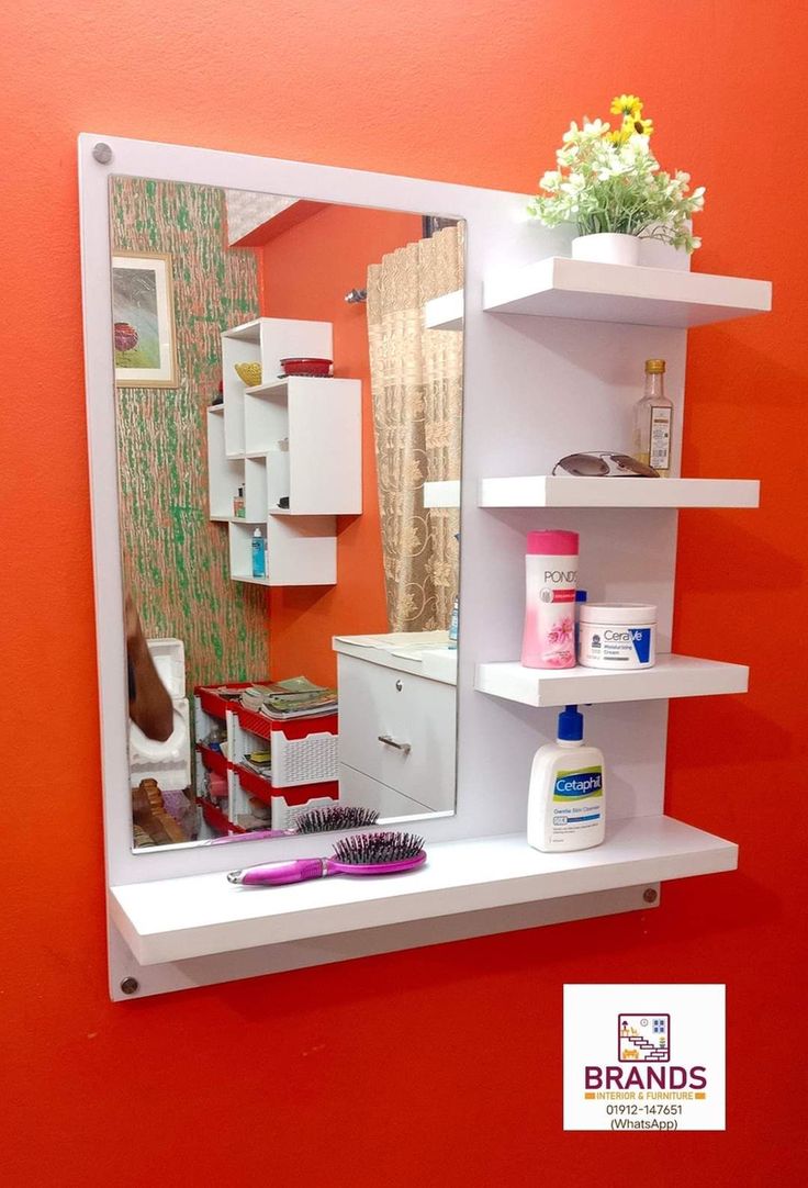 Wall Mounted Dressing Table with Mirror–Wooden Dressing Table with ...