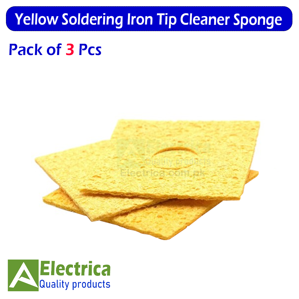Soldering Iron Bit/Tip Cleaning Sponge Cleaner High Temperature ...