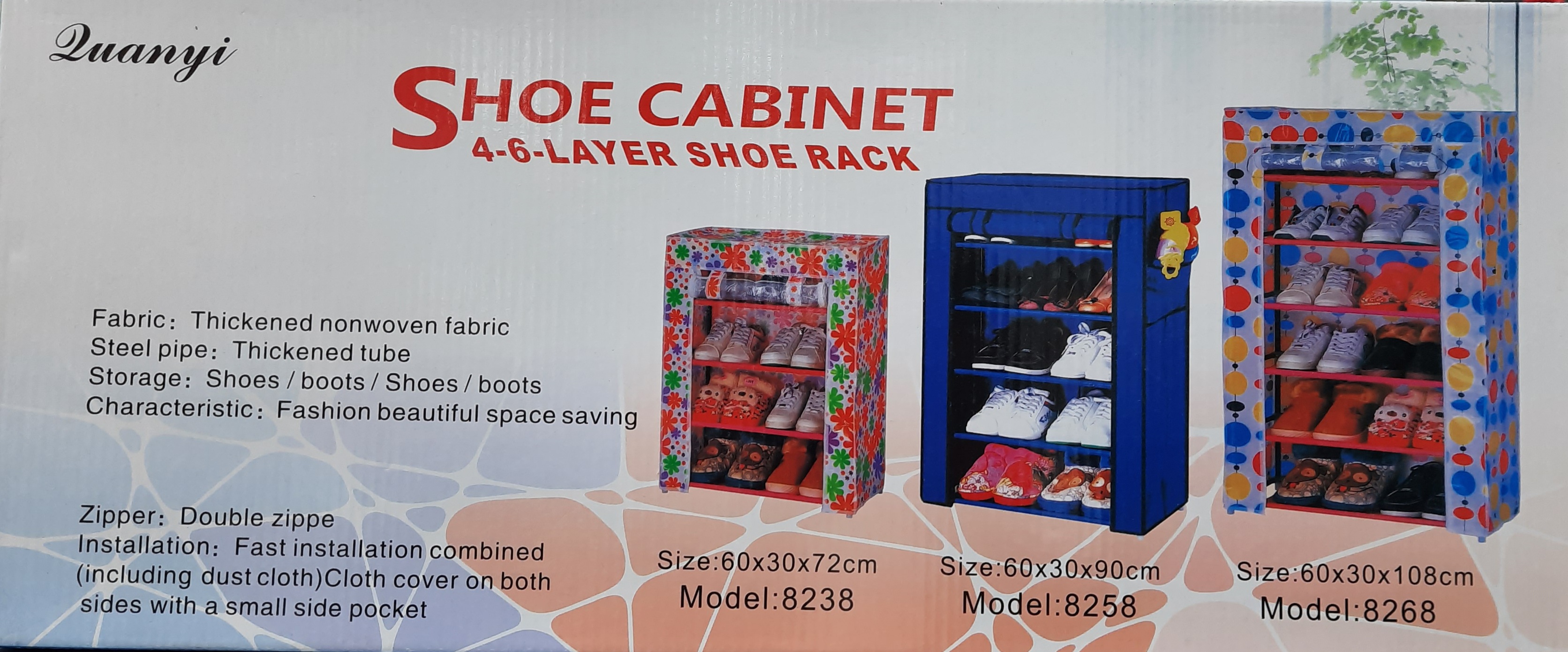 4/5/6 Layers Non-Woven Fabric Shoe Rack Organizer | Daraz.pk