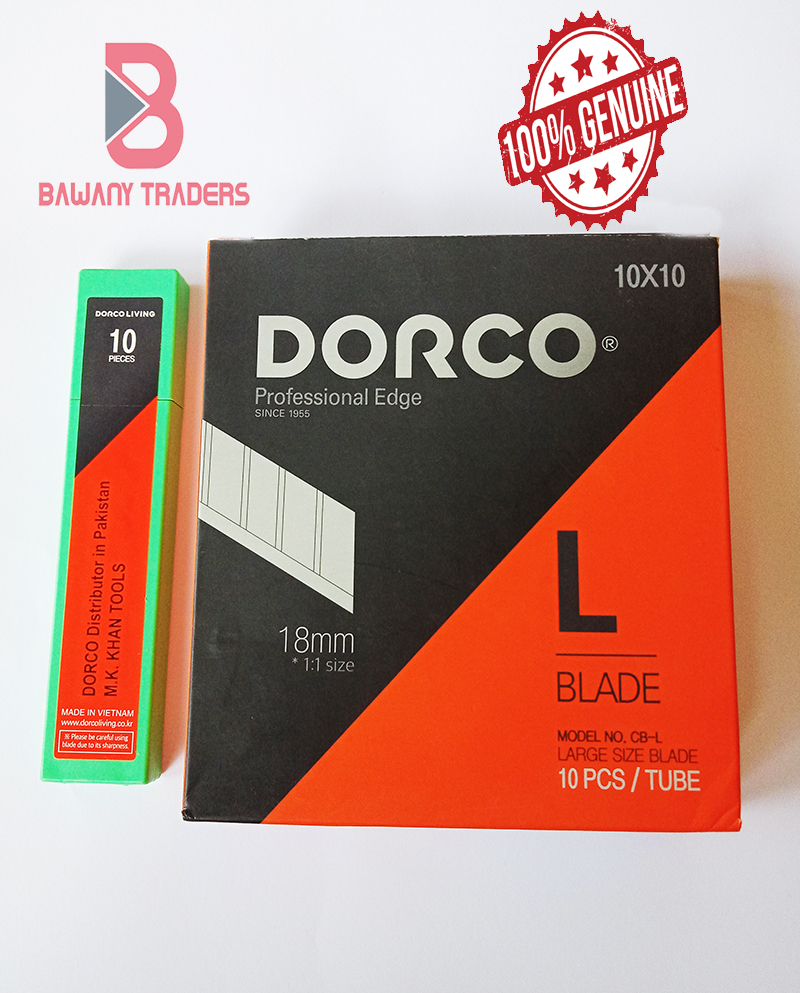 Dorco Knife Cutter Blades Pack of 10 pieces Original Vietnam DIY Tools ...