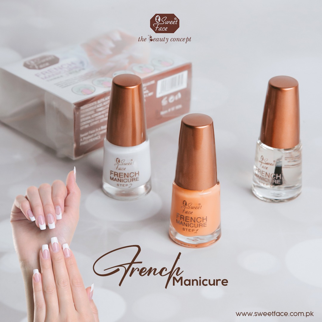Sweet Face 3in1 French Manicure set | Daraz.pk